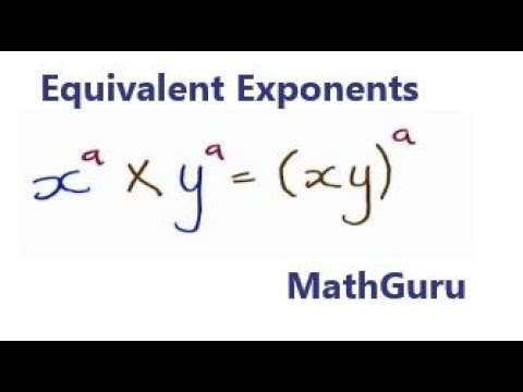 Equivalent Exponential Expressions - YouTube