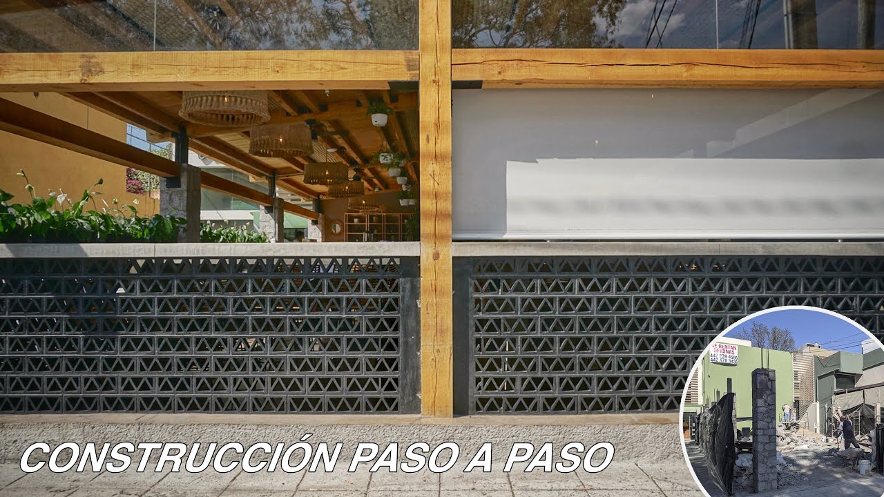 Proyecto de cafetería paso a paso (proceso de obra) - YouTube