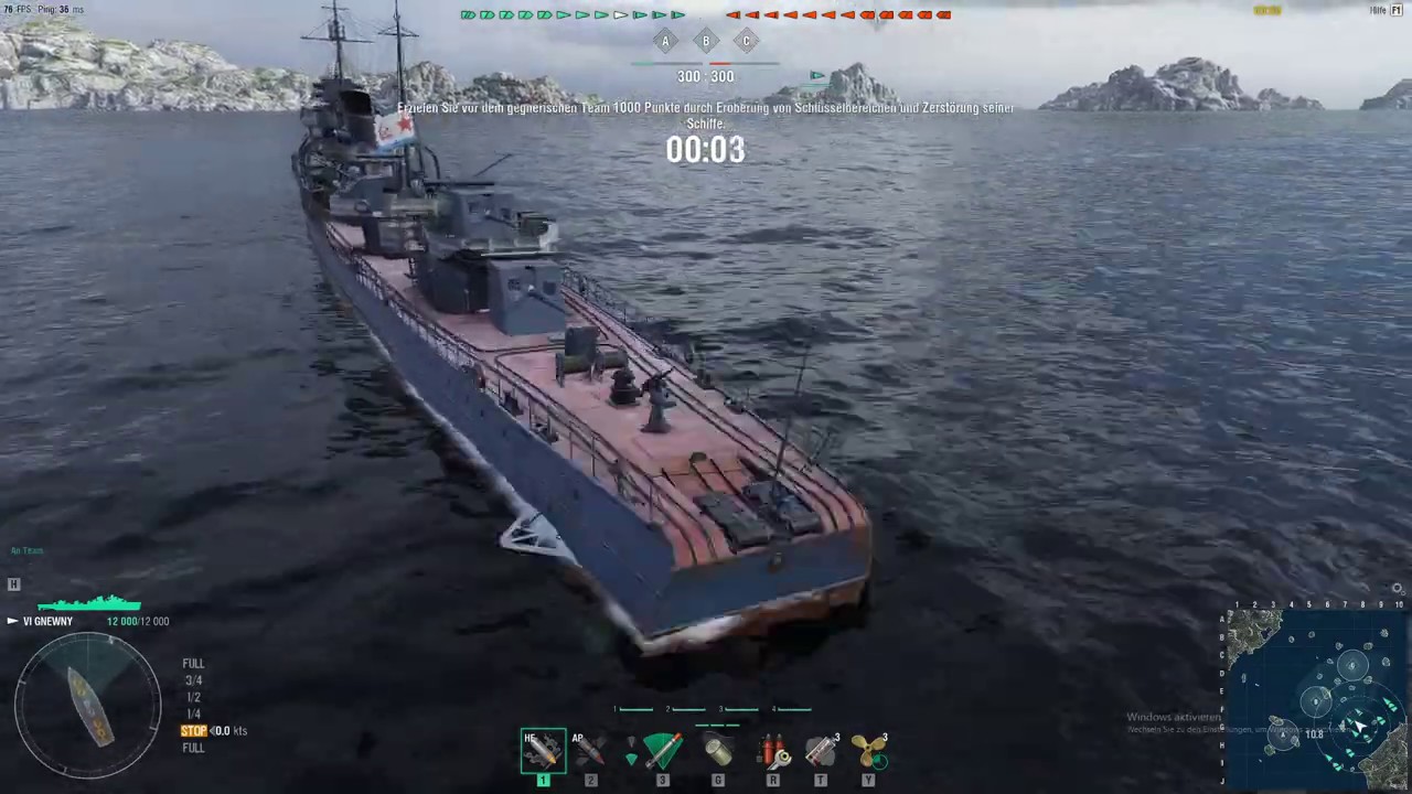 World of Warships - Hunting Submarines is difficult - YouTube