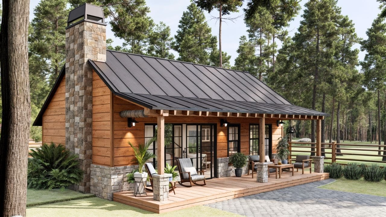 Metal Roof Cottage House Plans