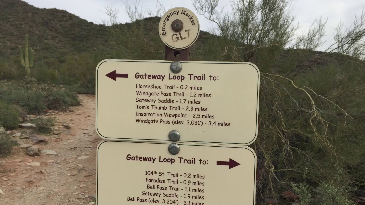 McDowell Sonoran Preserve - Gateway Loop Trail - YouTube