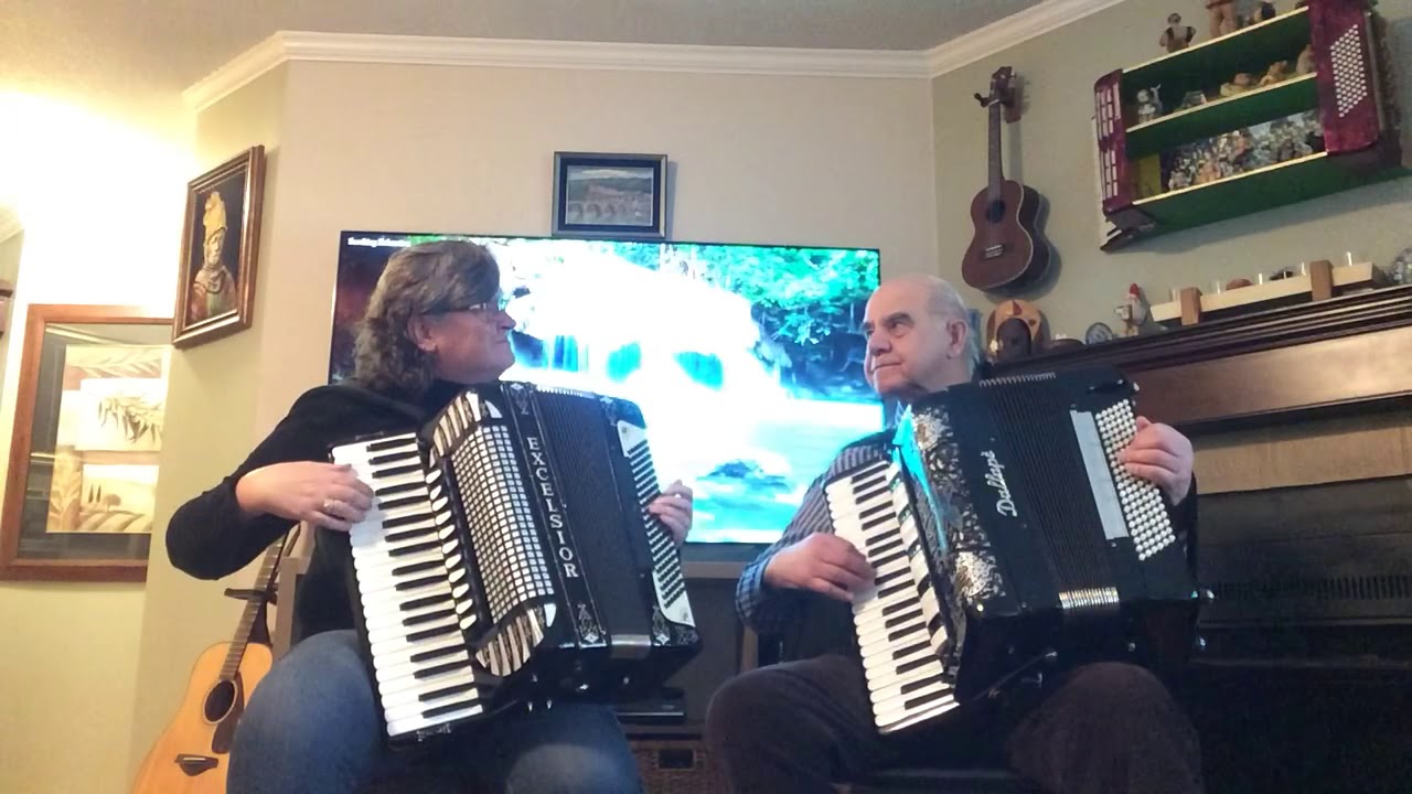 Zuto lisce ljubavi - Accordion Cover - YouTube