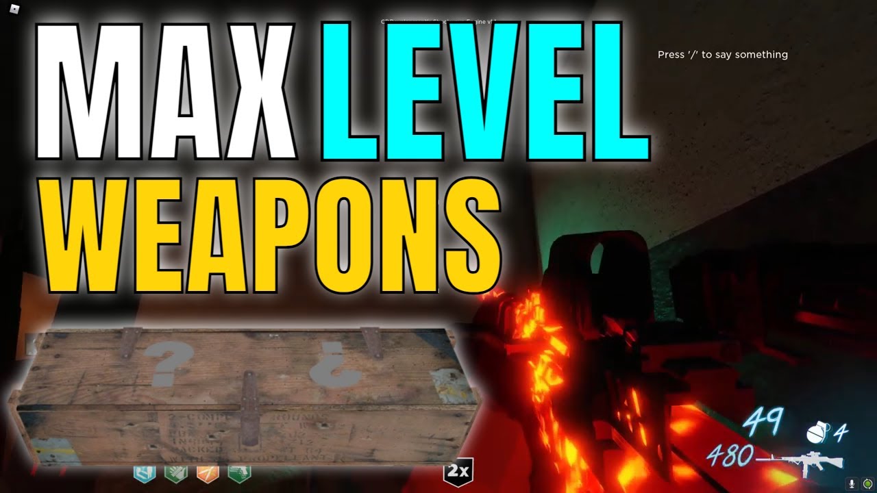 MAX LEVEL PACK A PUNCH WEAPONS! VERRUCKT MAP | Recoil Zombies Roblox ...