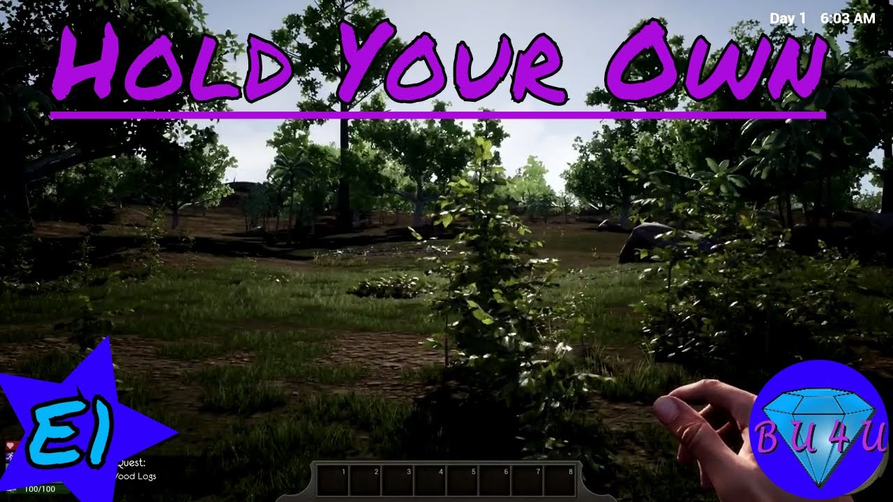 Starting out in fun new survival game - Hold Your Own | Let's Play ...