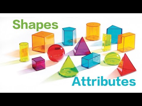 Shapes attributes | Measurement and Shapes kindergarten activities ...