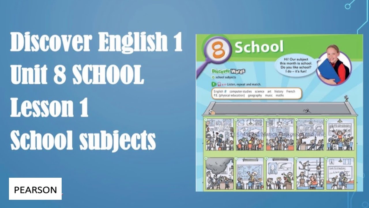 4. razred Unit 8 School Unit 8a Discover words -SCHOOL SUBJECTS, 7. May ...