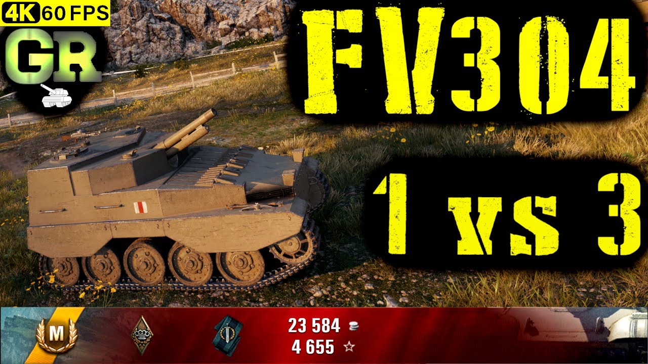 World of Tanks FV304 Replay - 4 Kills 1.7K DMG(Patch 1.4.1) - YouTube
