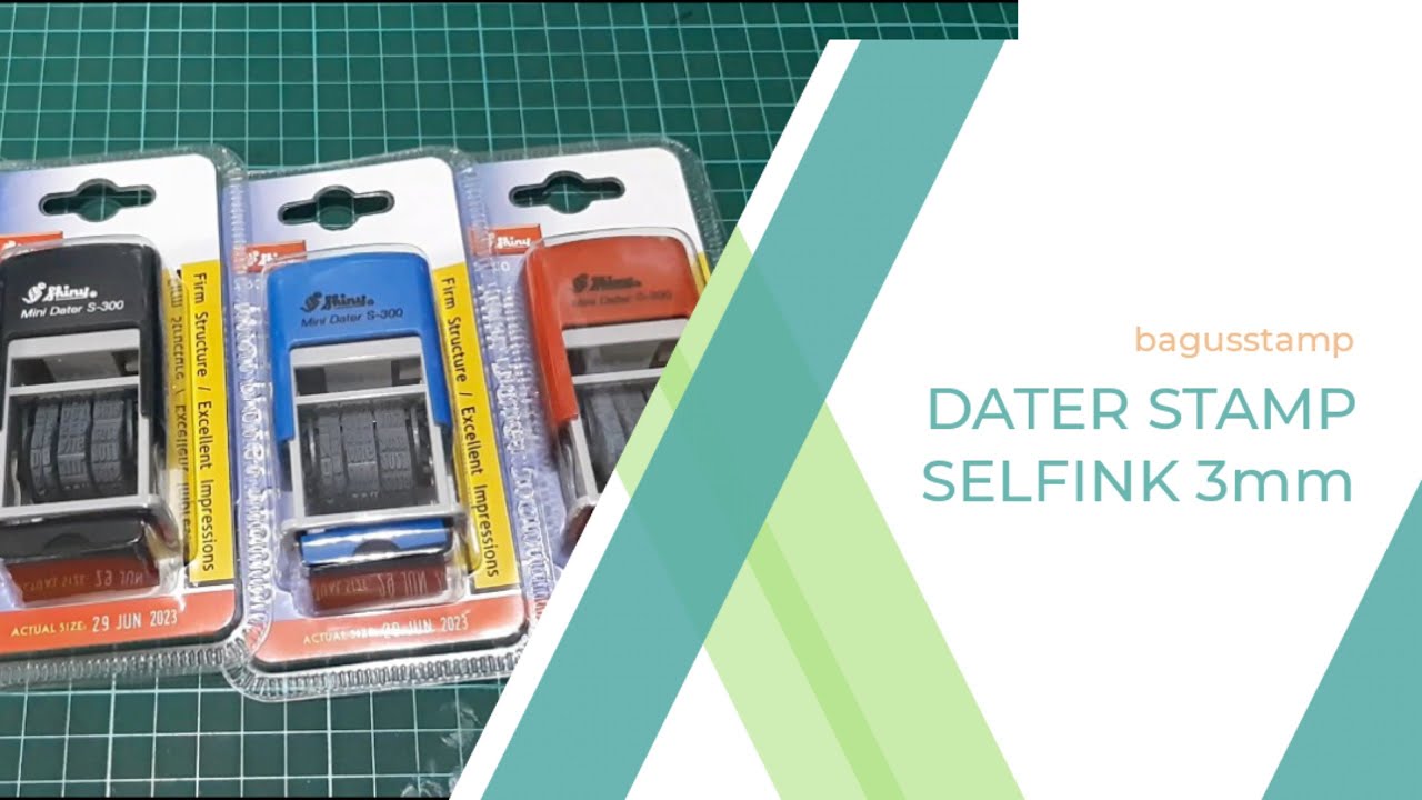 Shiny S300 Stempel Tanggal Otomatis / Dater Otomatis / Expired Date ...
