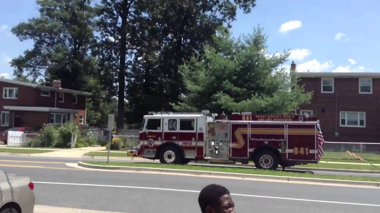 2012 PGFD Paramedic Engine 841 - YouTube
