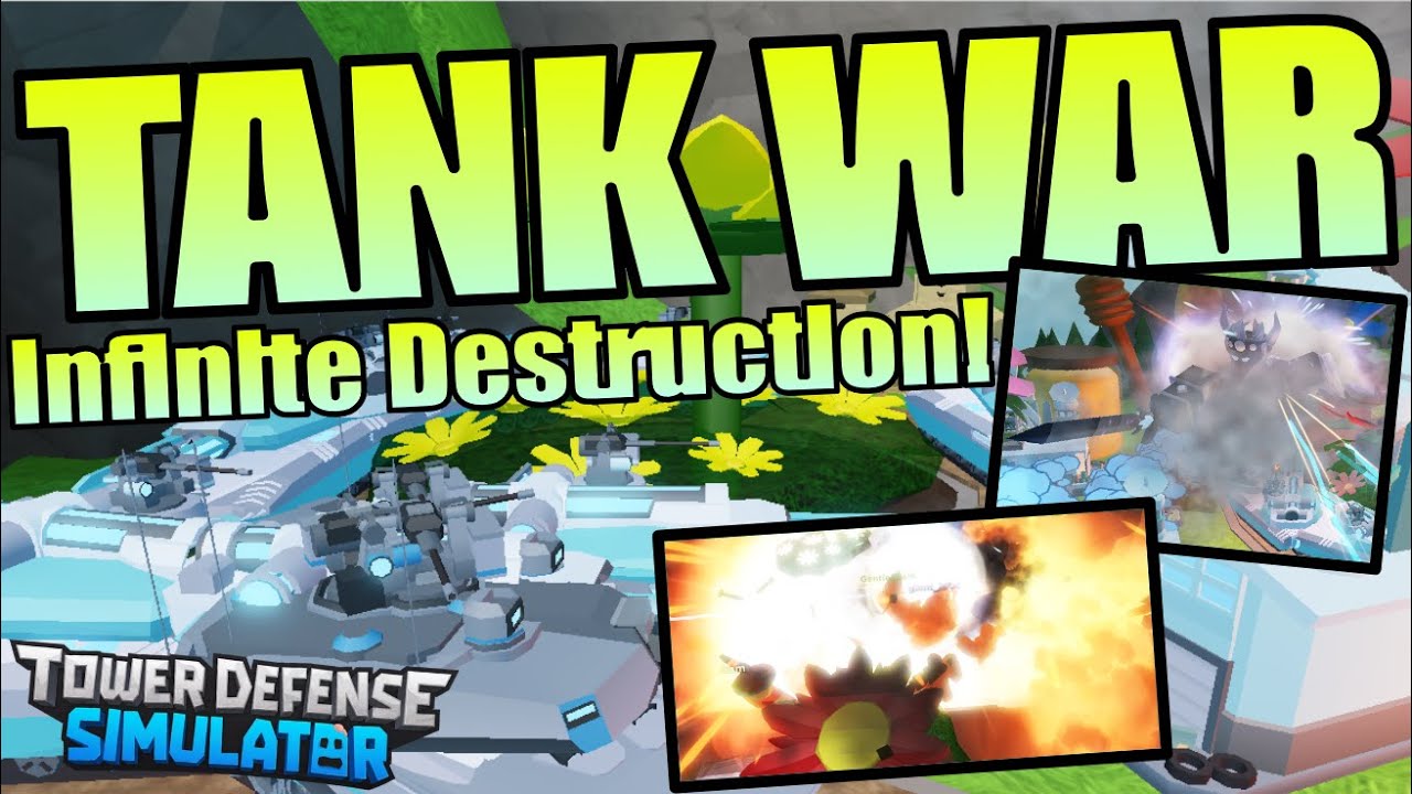 TDS WORLD OF TANKS (20 military bases vs Fallen Mode) | ROBLOX Tower ...