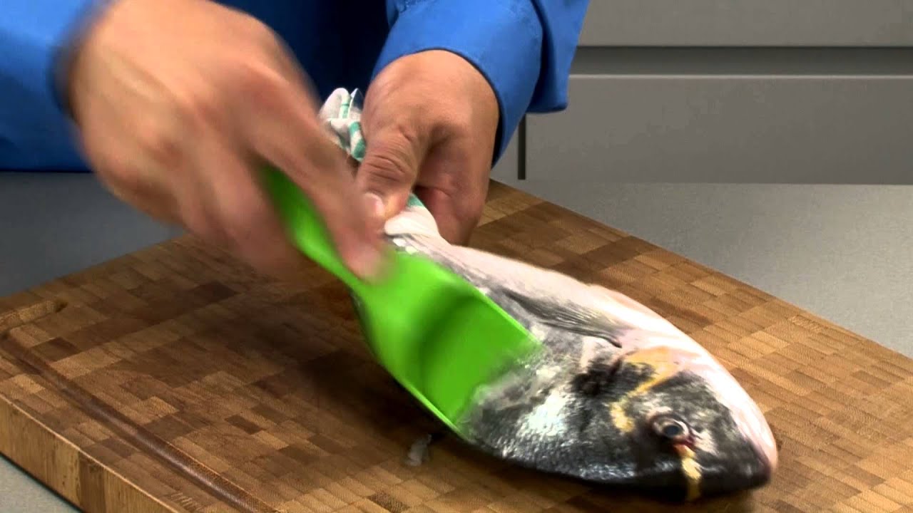 Fish scraper TESCOMA PRESTO - YouTube
