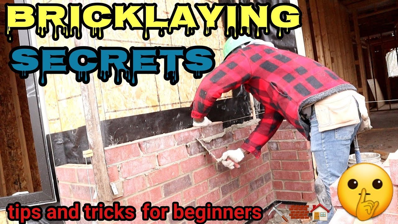 Bricklaying - Secrets / Tips And Tricks for beginners - YouTube