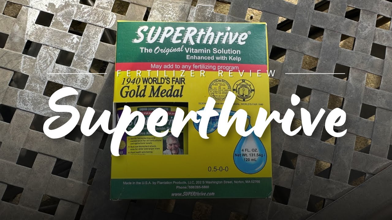 Superthrive Plant Vitamin Solution and Fertilizer Review - YouTube