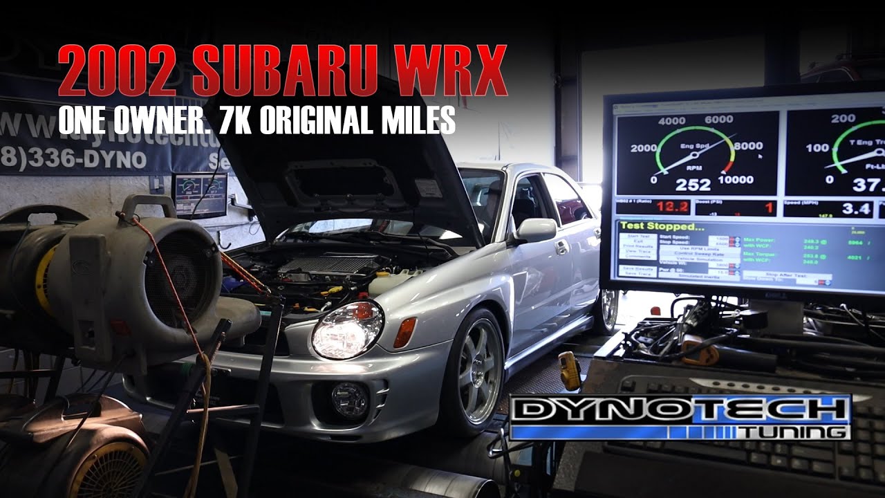Modified 2002 Subaru Impreza WRX Dyno Test - One Owner - 7k Original ...