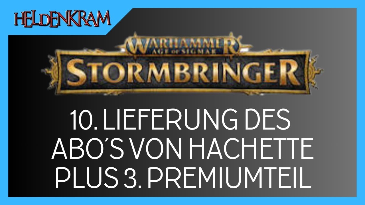 Warhammer Age of Sigmar Stormbringer Hachette Abo 9. Lieferung ...