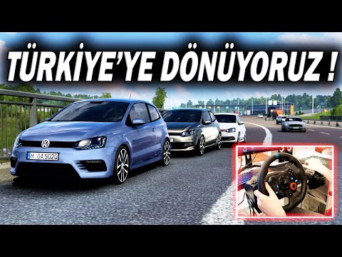 TÜRKİYE'YE GERİ DÖNÜYORUZ ! EFSANE MAKASLAR !!! ETS 2 MOD 1.44 [ Logitech G29 ]