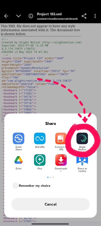 How to Import Xml file || How to Download XML File 🔥😵‍💫 #alightmotion #new - YouTube