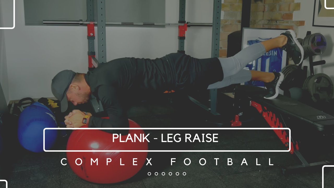 Plank on fitball and bench - raise one of your leg - YouTube