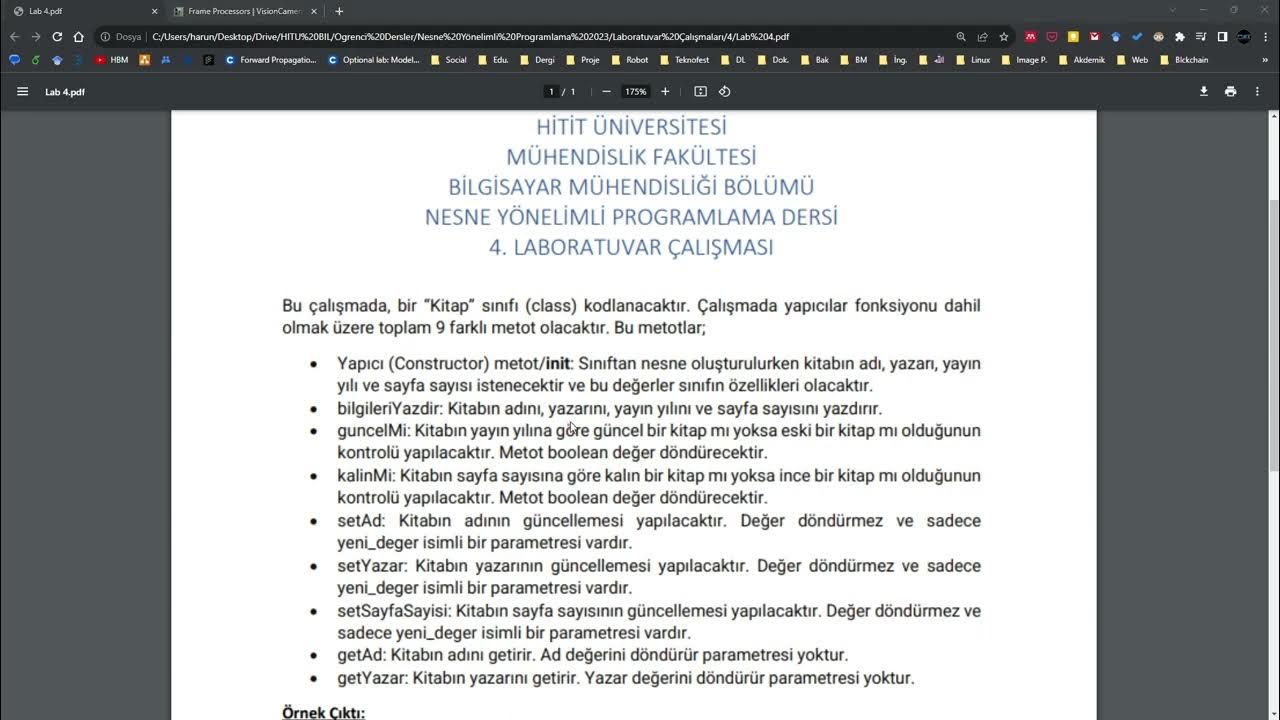 2023 Nesne Yönelimli Programlama Dersi 4laboratuvar Çalışması Sınıf Python Youtube