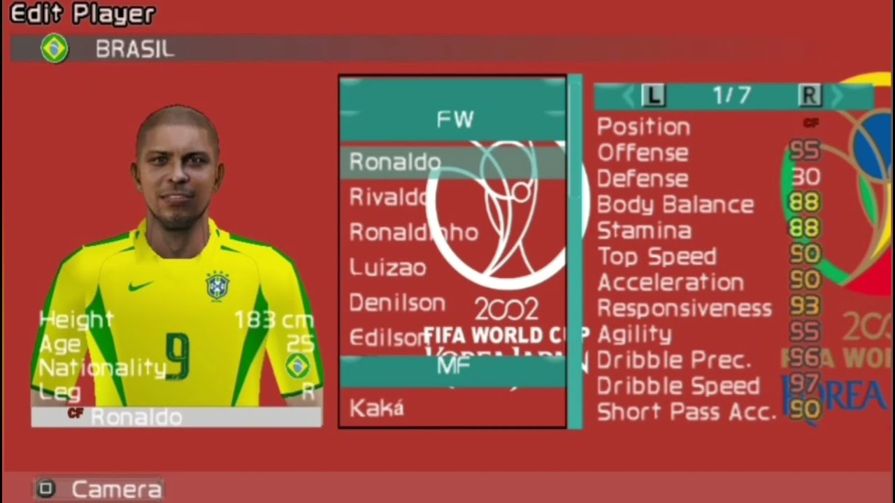 2002 FIFA WORLD CUP ON PES 2022 PSP/PPSSPP - YouTube