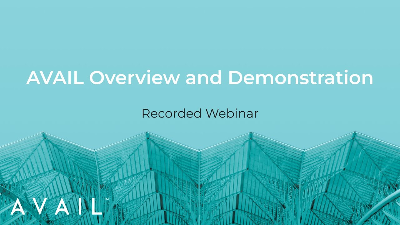 AVAIL Overview and Demonstration - YouTube