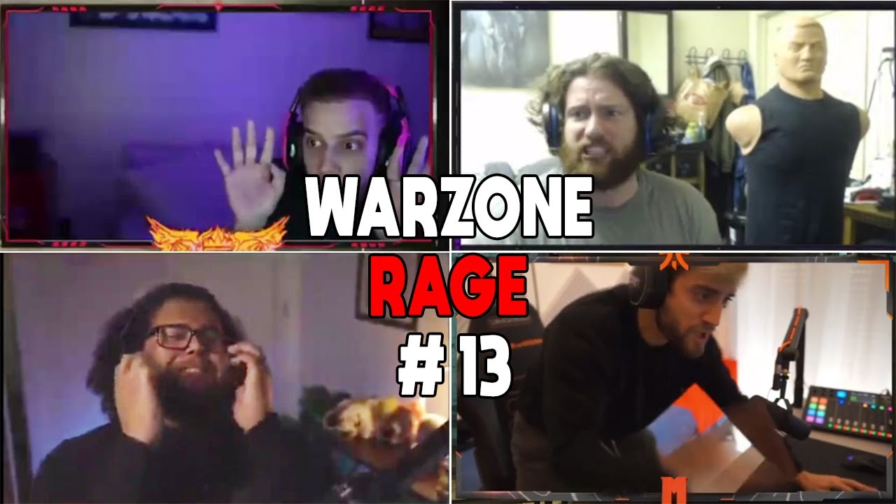 Warzone Twitch Streamers Ultimate Mega Rage compilation #13 - YouTube
