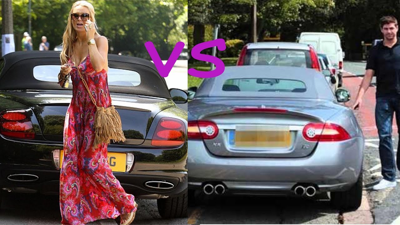 Alex curran cars vs Stephen gerrard cars (2018) - YouTube