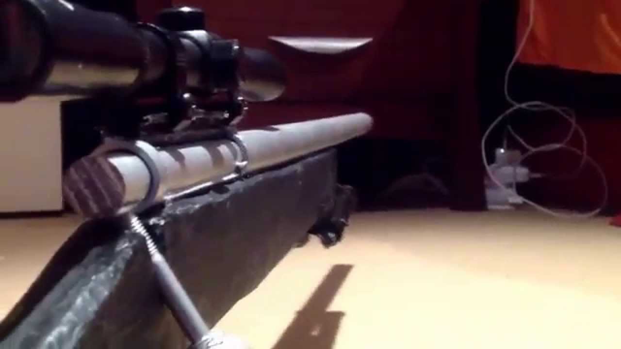 Cardboard M24 Sniper Rifle - YouTube