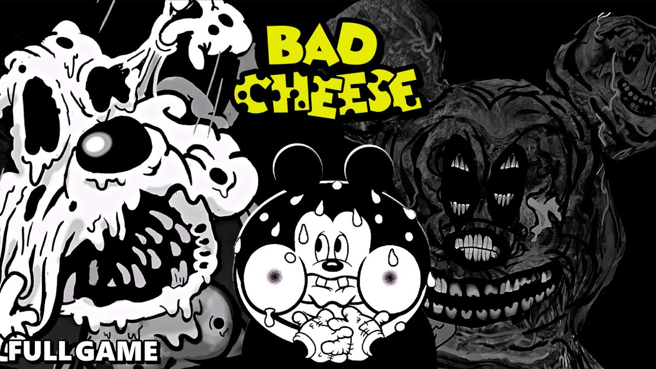 Bad Cheese | The Most Disturbing Mickey Mouse Horror Game | Full Game ...