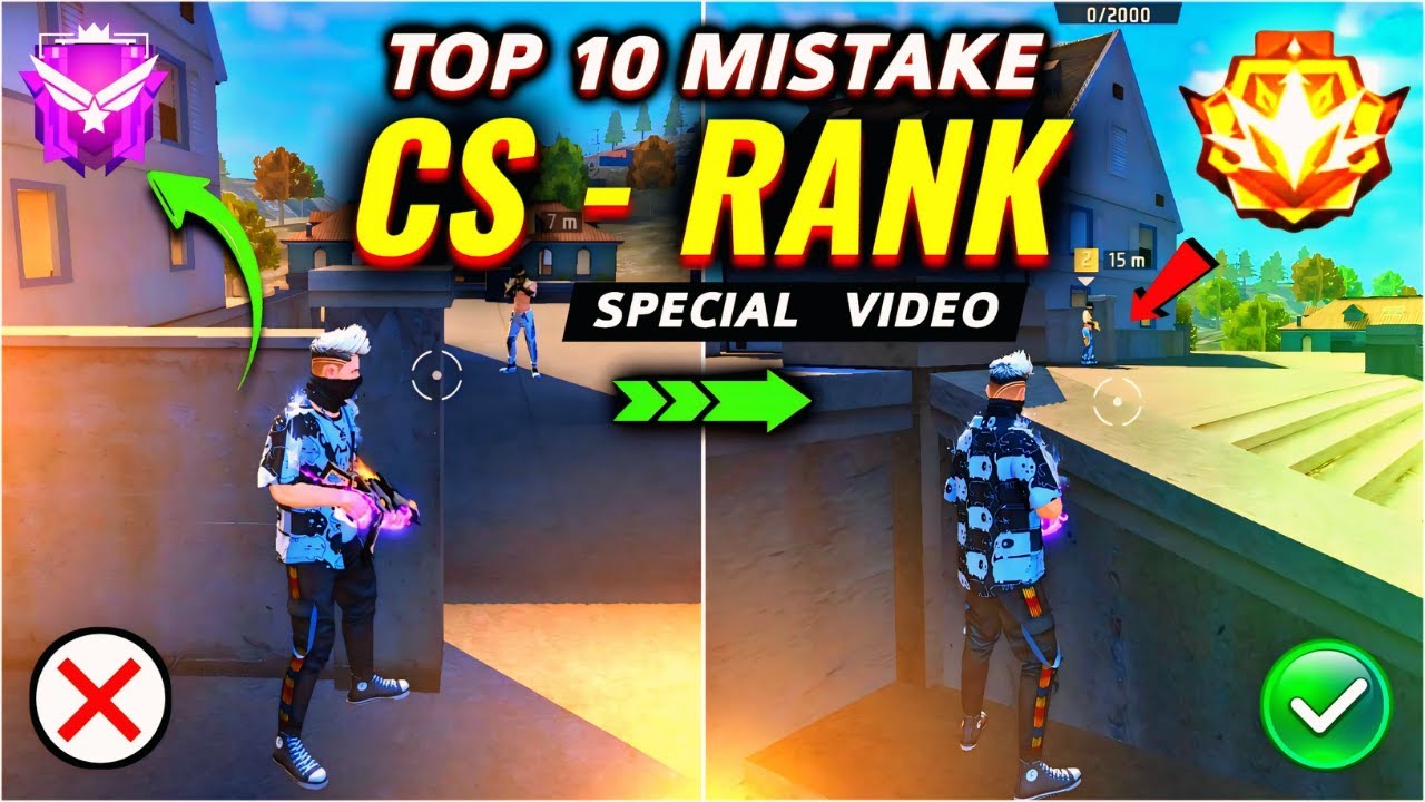 CS Rank Mistakes | CS Rank Tips and Tricks | CS rank Glitch 2024 | CS ...