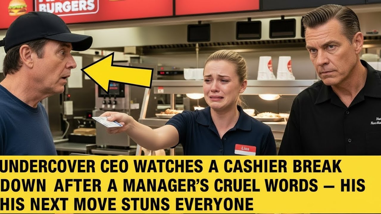 Undercover Boss Orders Burger at His Chain, Shattered by Cashier’s ...