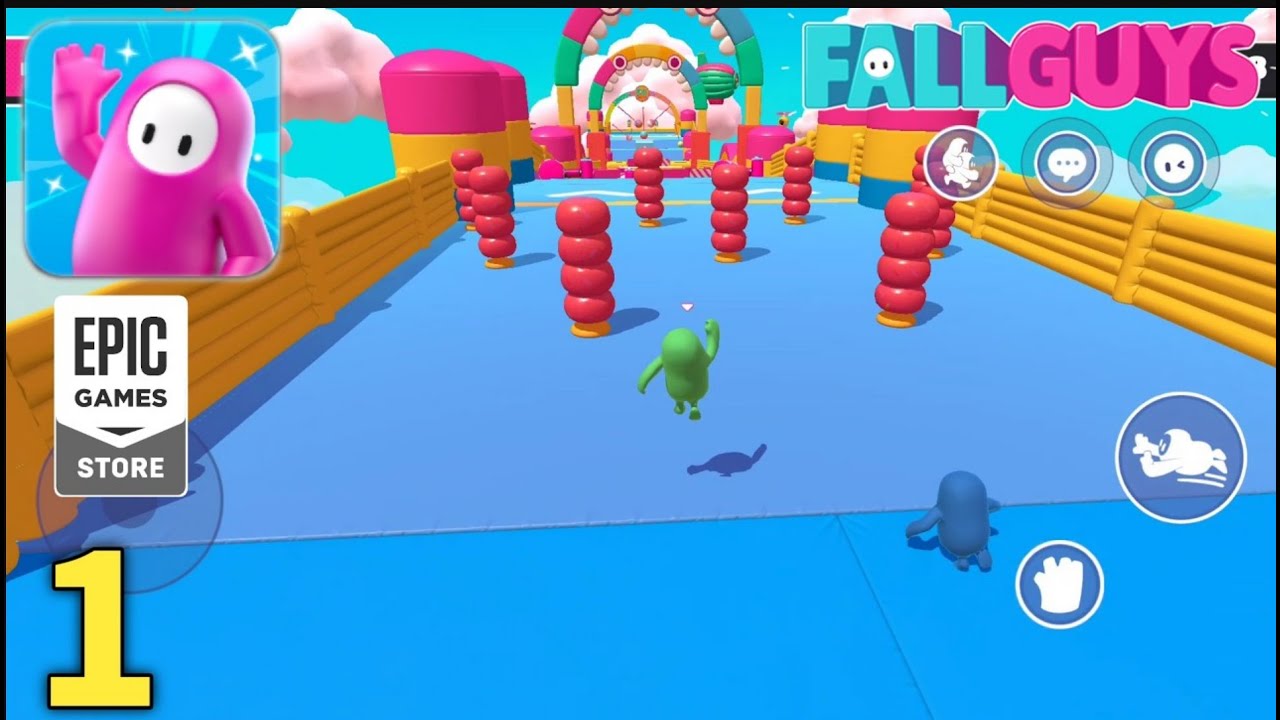 Fall Guys Mobile First Impressions | Can We Win the Crown on Mobile? # ...