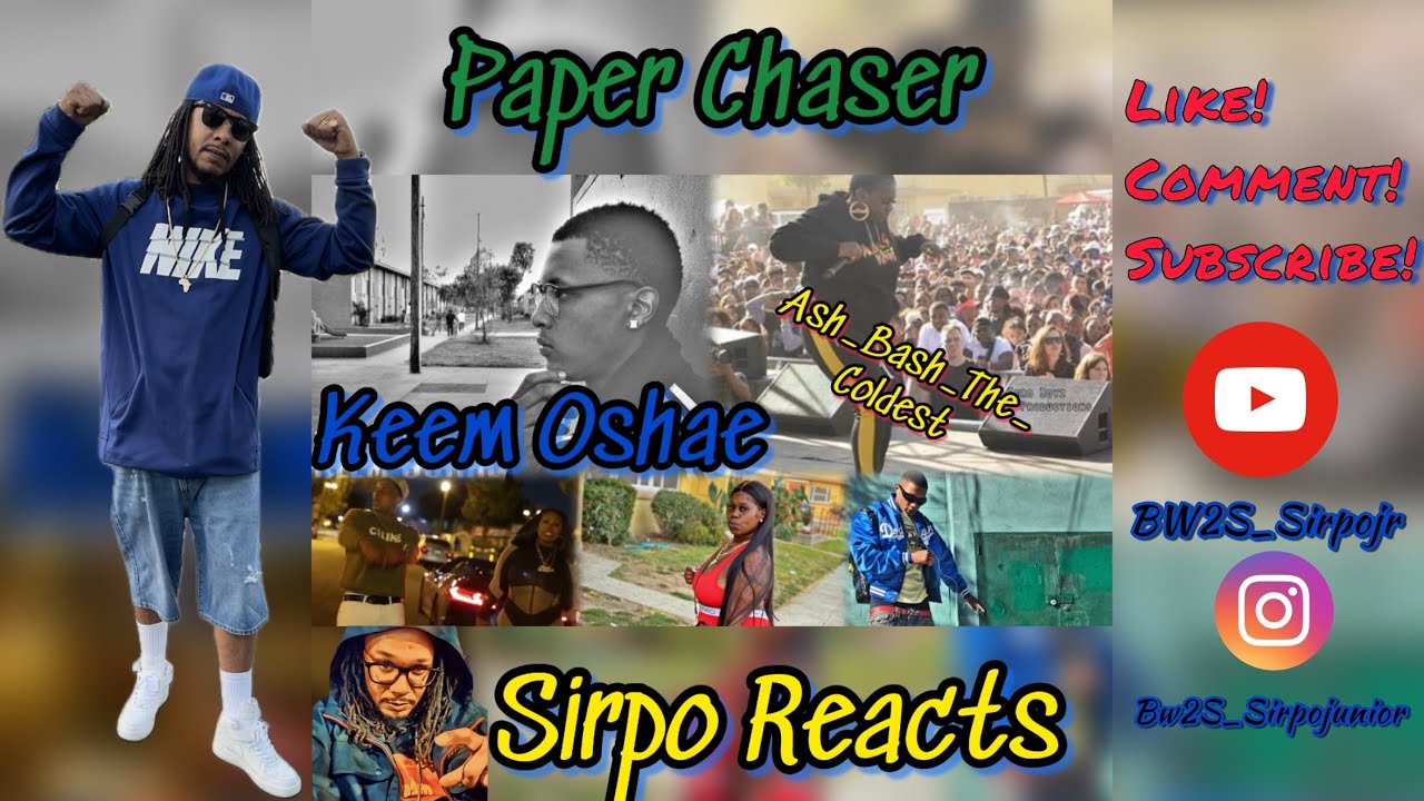 Ash Bash The Coldest FT. Keem Oshae— Paper Chaser (MUSIC VIDEO REACTION ...