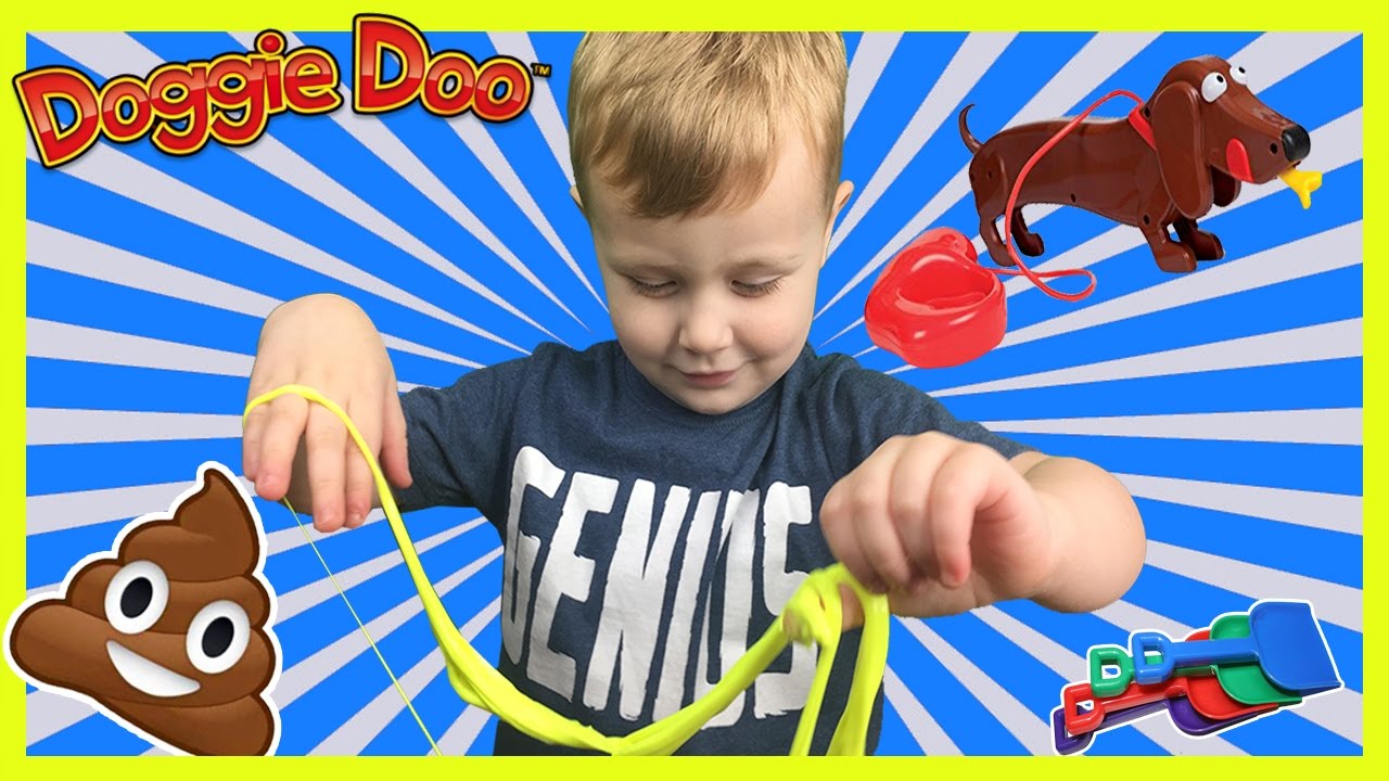 DOGGIE DOO!! The Pooping Dog Game Family Fun - YouTube