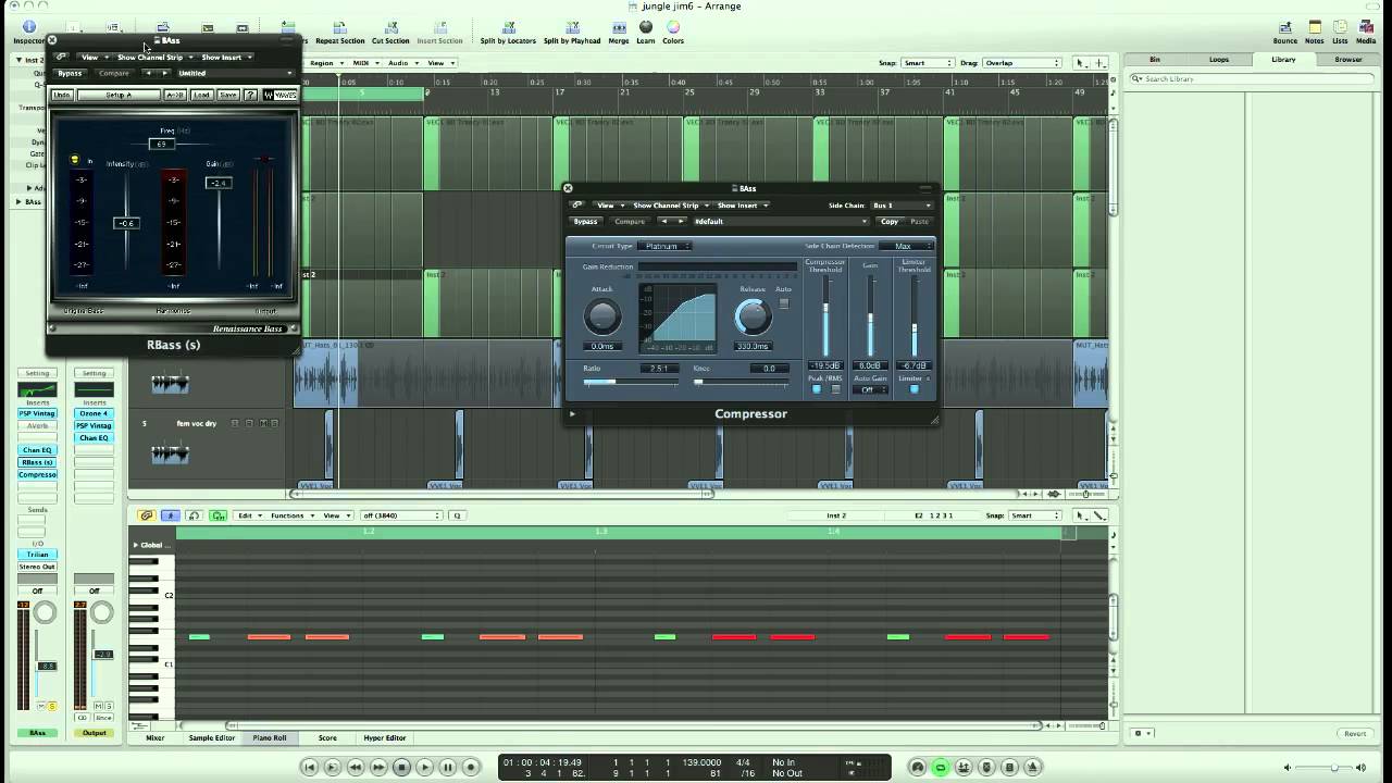 Proggy psytrance bassline tutorial Logic pro 9 - YouTube