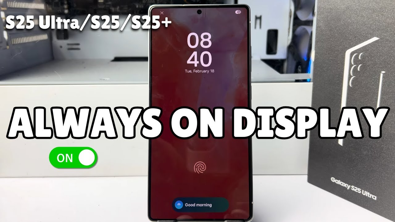 Galaxy S25/ S25 Ultra: How To Enable Always ON Display On Samsung - YouTube