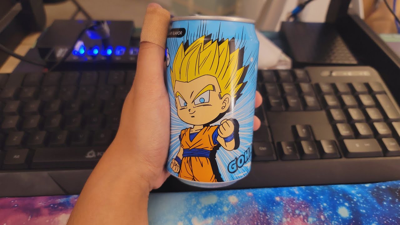 Q Dol Sparkling Water | Dragon Ball🐲🐉🐲🔥Gohan 🤍🍇White Grape - YouTube