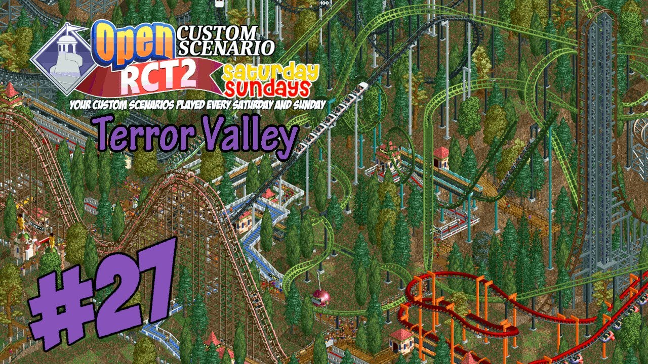 Terror Valley | OpenRCT2 Custom Scenarios #27 - YouTube