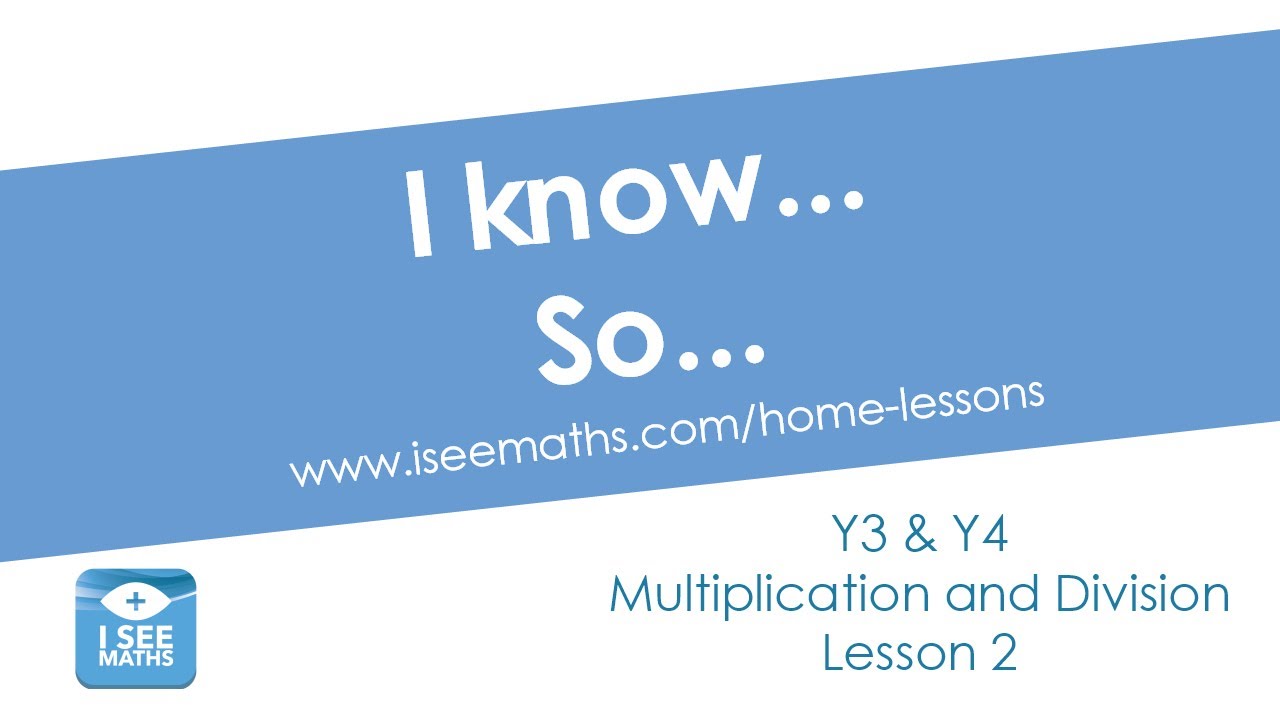 Multiplication, I know... so... Y3 & Y4 - YouTube