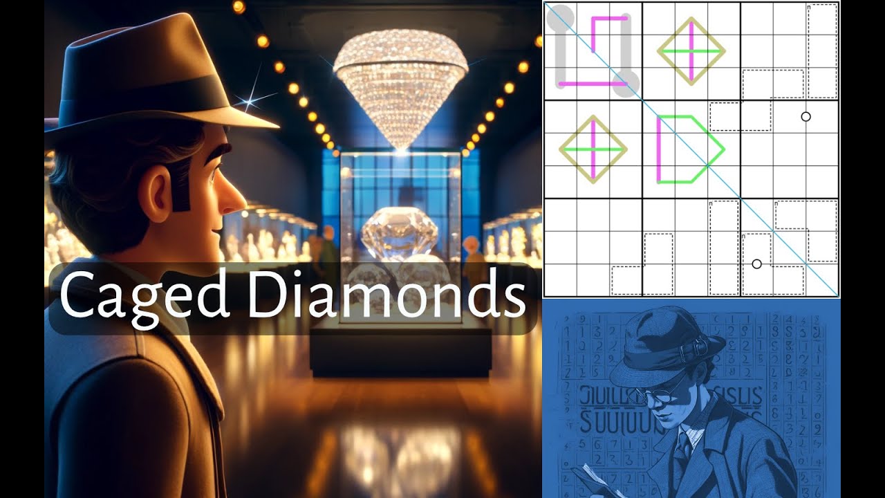 Caged Diamonds: Return of the Diamonds in Sudoku - YouTube