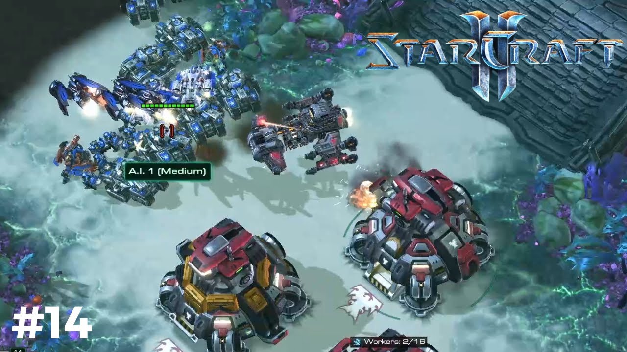 Starcraft 2 (Gameplay 14) vs Medium Ai (Pc Strategy) No Commentary ...