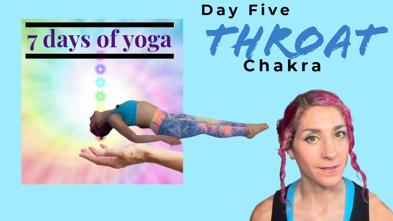 Day 5 of the chakra series, Throat chakra, 23 min for shoulder, chest ...