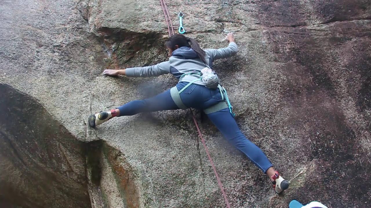 King Kong 7b+, Monkey Buttress. - YouTube