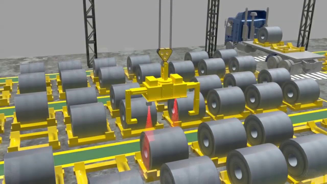 Coil Yard Management system- MachIndia - YouTube