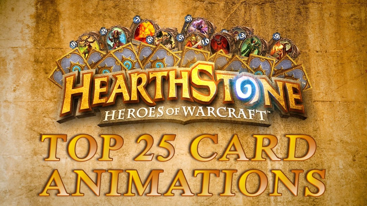 Top 25 Card Animations in Hearthstone - YouTube