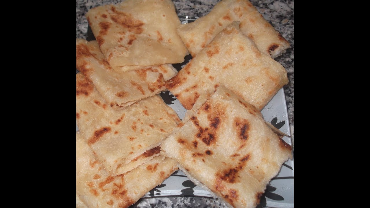 المسمن المغربي او الرغايف, como hacer msemmenm rghayef, crepes ...