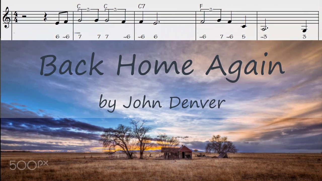 Back Home Again - YouTube