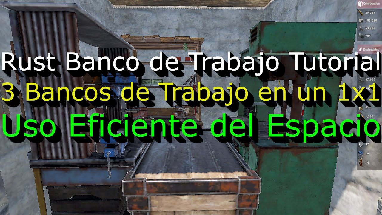 Rust Banco de Trabajo Tutorial - 3 Bancos de Trabajo en un 1x1 - Uso ...
