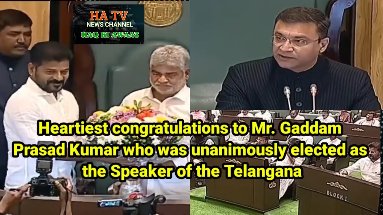 Heartiest congratulations to Mr. Gaddam Prasad Kumar who was ...