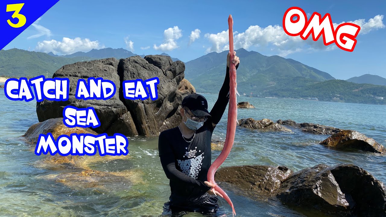 Catch And Eat Sea Monster - Mukbang Asmr Boil, Eating Sounds No Talking ...